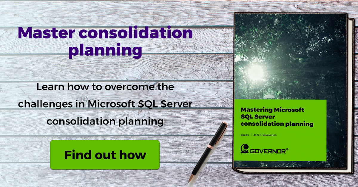 SQL Server consolidation planning - ebook SQL Server consolidation planning - ebook
